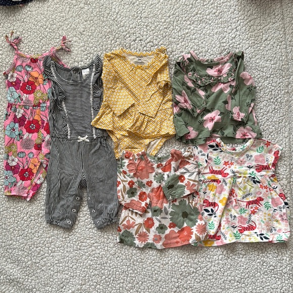 Dresses | Colorful Baby Clothing Set Used Good | Poshmark